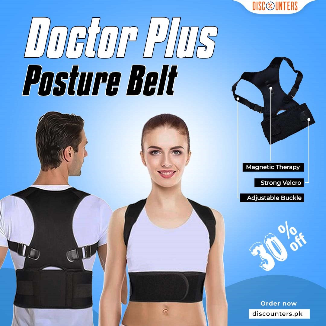 Doctor Plus Posture Belt – Back Support & Posture Help in Pk