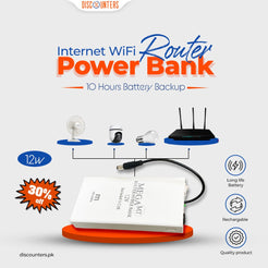 12W WiFi Router Power Bank – Discounters.pk online shopping in Pakistan