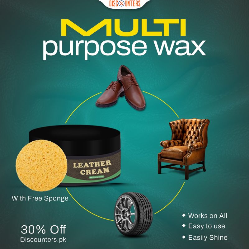 Multipurpose wax with Free Sponge